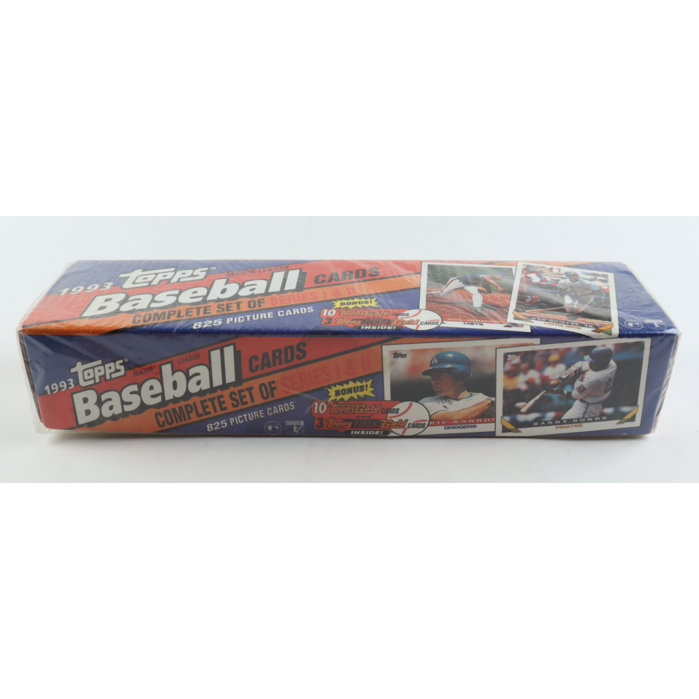 1993 Topps Baseball Complete Set of (825) Cards with Derek Jeter #98 RC ...