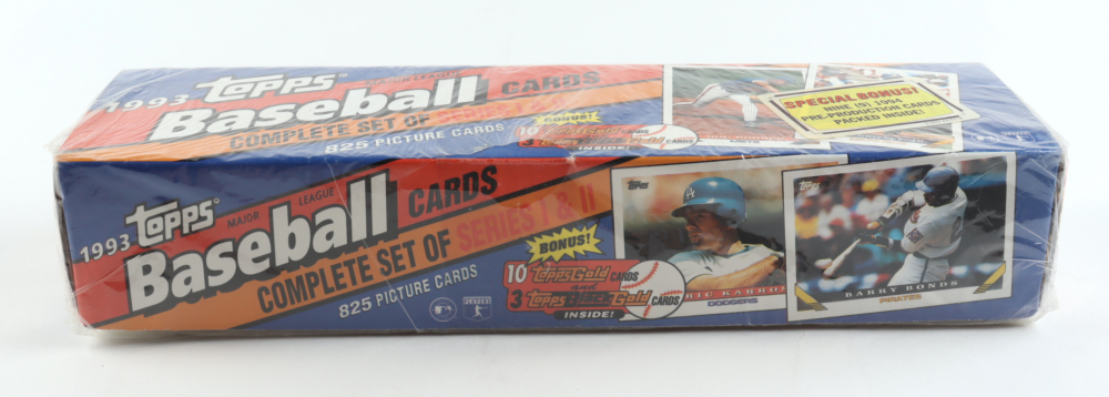 1993 Topps Baseball Complete Set of (825) Cards with Derek Jeter #98 RC ...