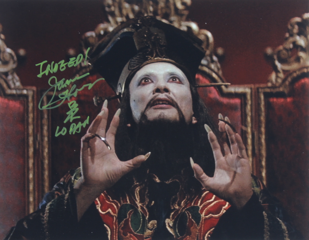 James Hong Signed "Big Trouble in Little China" 11x14 Photo Inscribed ...