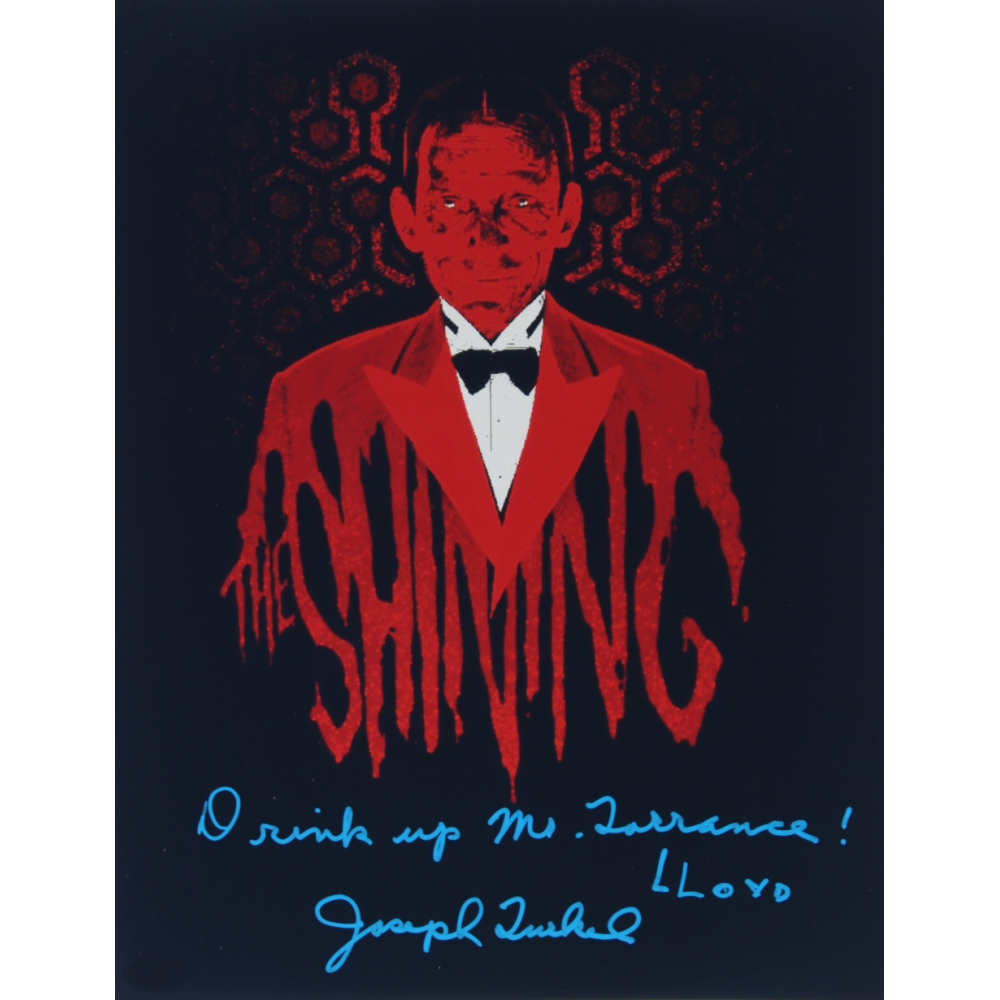 Joe Turkel Signed "The Shining" 11x14 Photo Inscribed "Lloyd" & "Drink ...