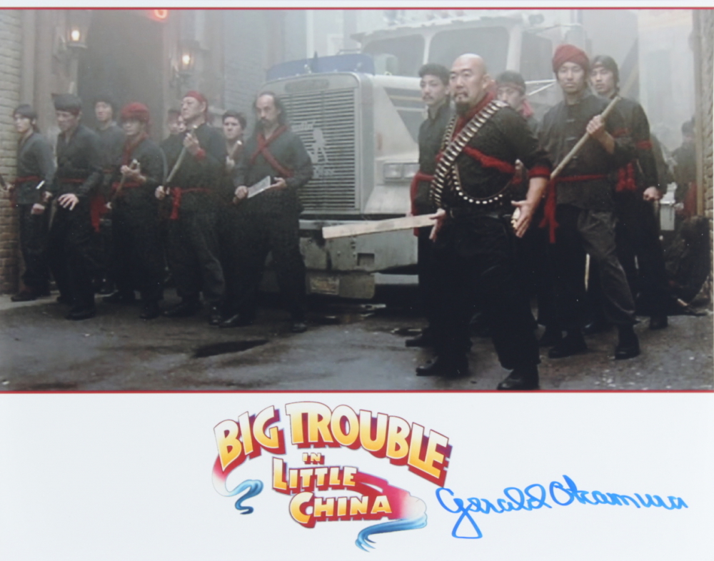 Gerald Okamura Signed "Big Trouble in Little China" 11x14 Photo ...