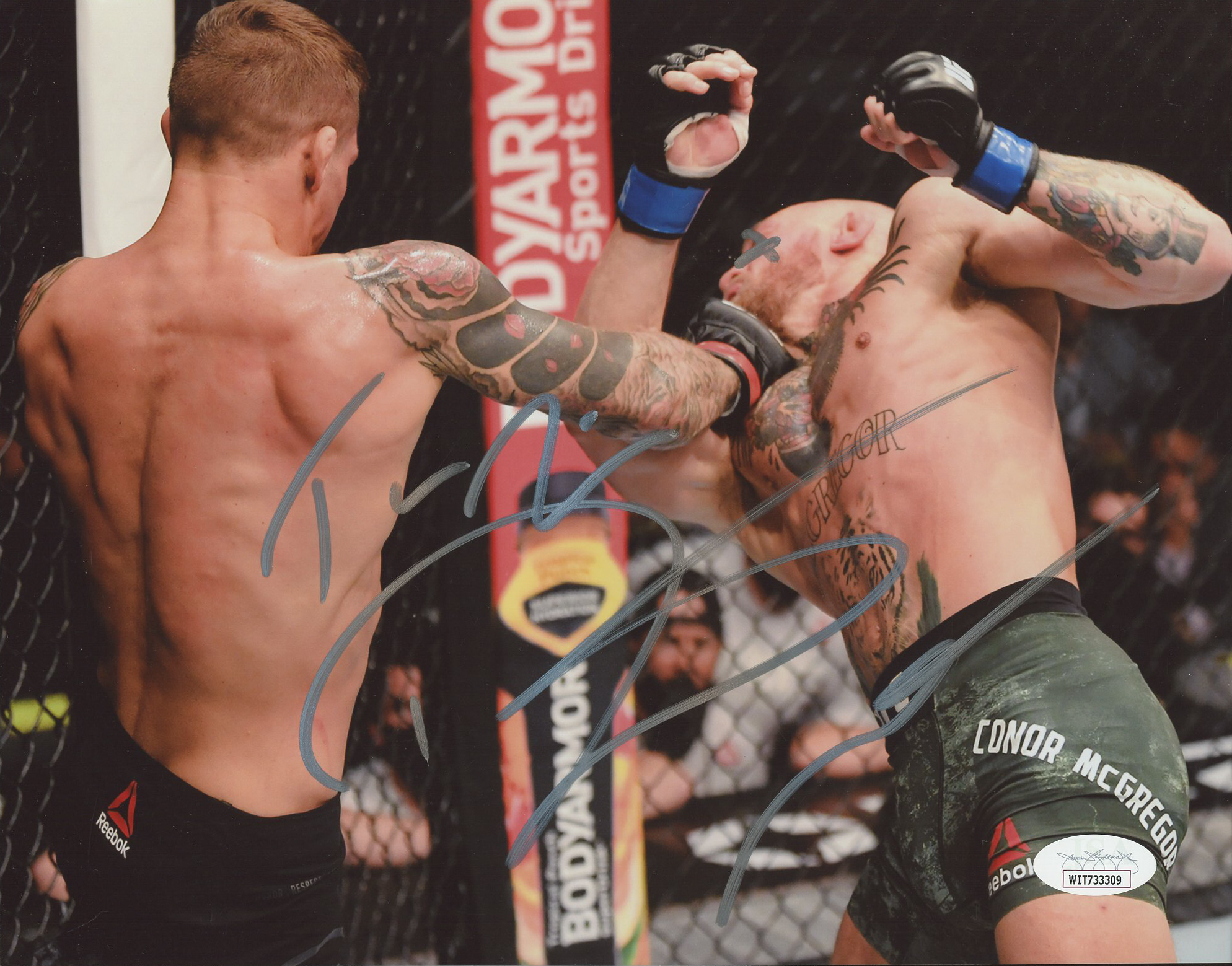 Dustin Poirier Signed UFC 8x10 Photo Inscribed "The Diamond" (JSA COA ...