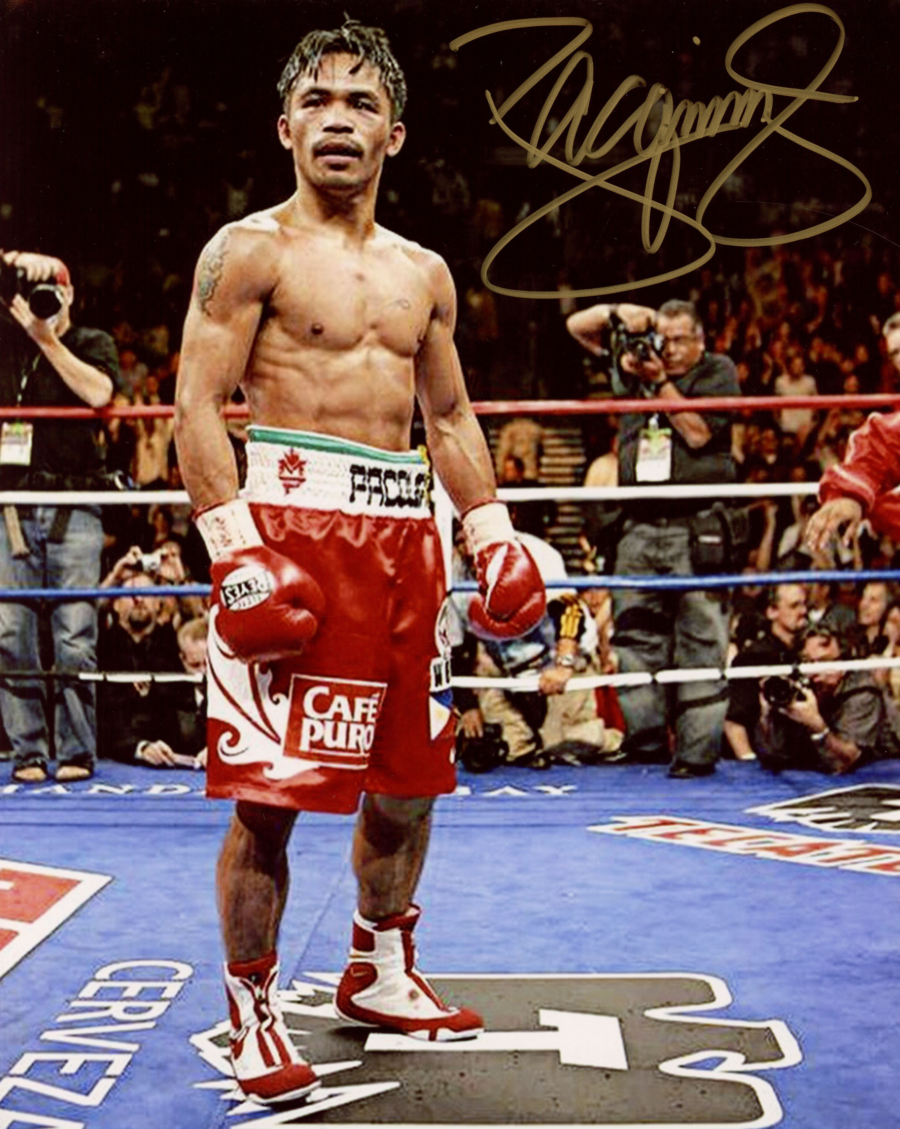 Manny Pacquiao Signed 8x10 Photo (Pacquiao COA) | Pristine Auction