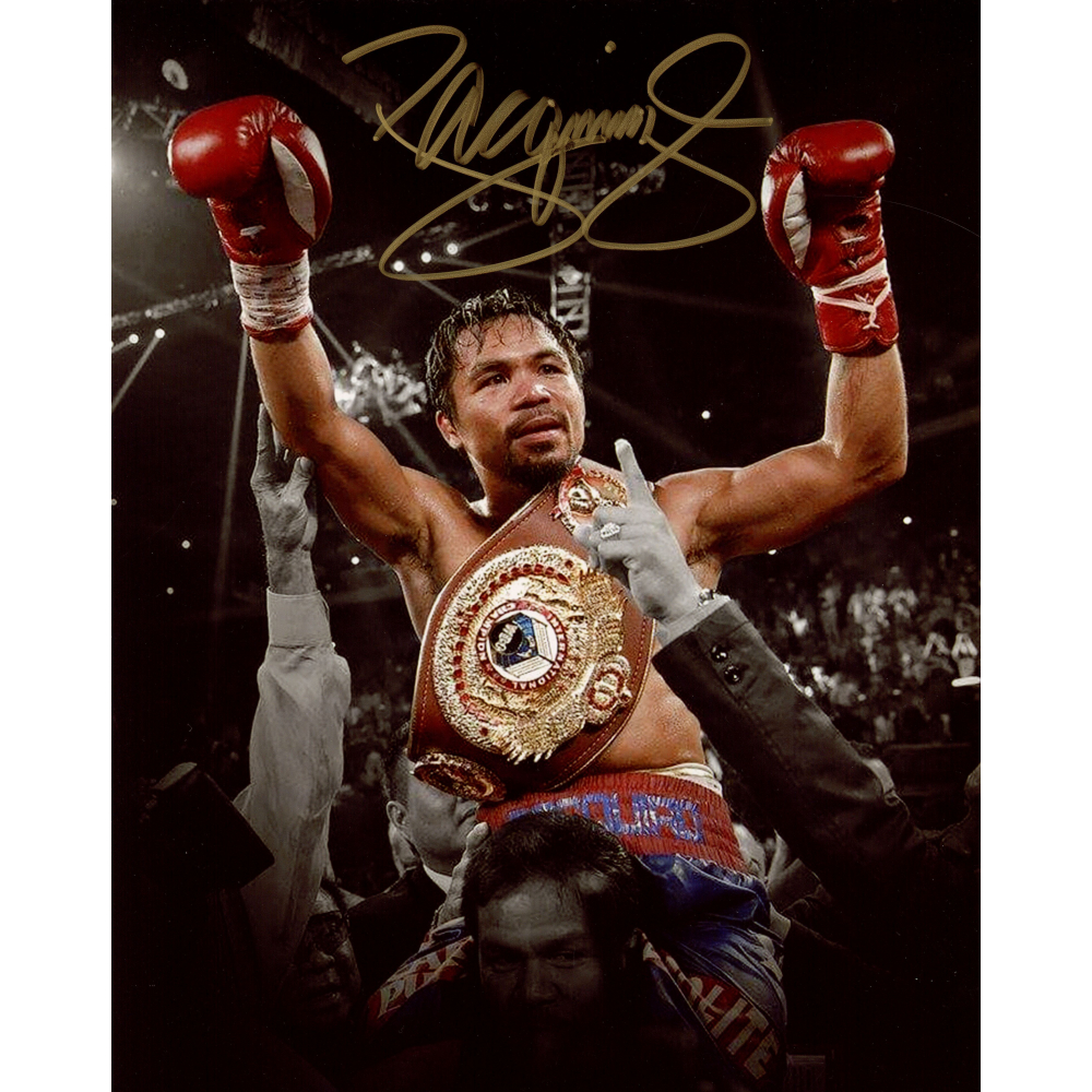 Manny Pacquiao Signed 8x10 Photo (Pacquiao COA) | Pristine Auction