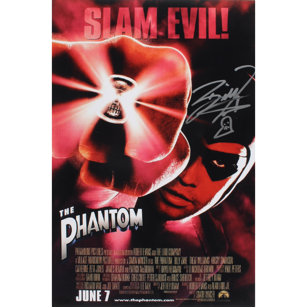 Billy Zane Signed "The Phantom" 12x18 Photo with Hand Drawn Sketch ...
