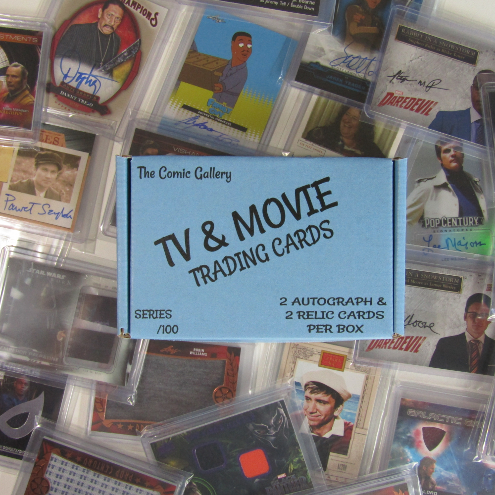 The Comic Book Gallery TV & Movie Trading Cards Mystery Box - Series 1 ...