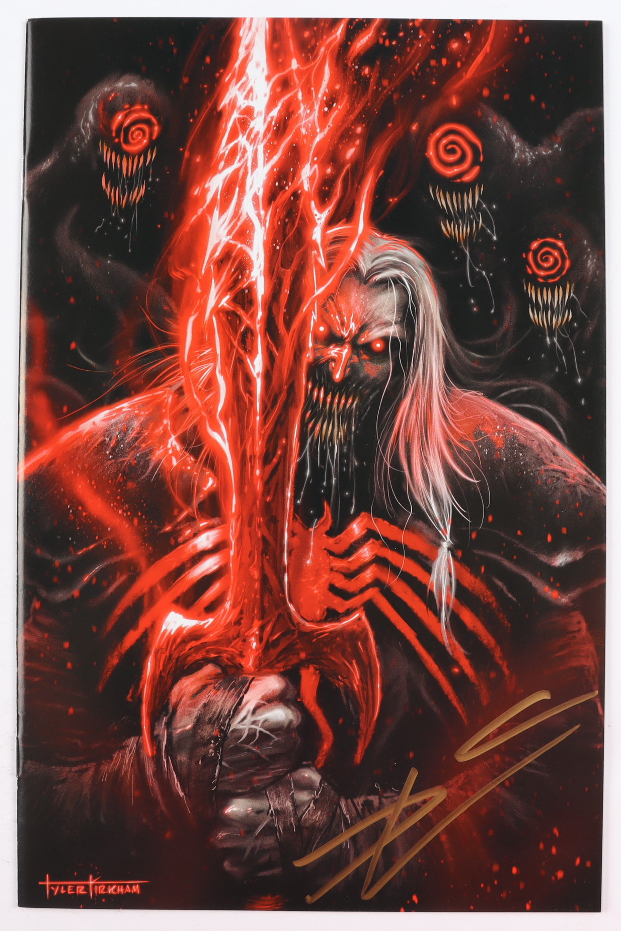 Donny Cates Signed 2020 "Venom" Issue #28 Tyler Kirkham Virgin Variant ...
