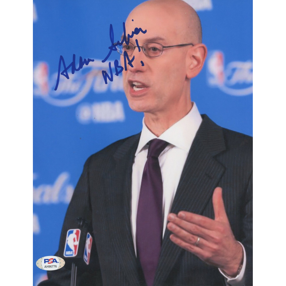 Adam Silver Signed 8x10 Photo Inscribed "NBA!" (PSA Hologram ...