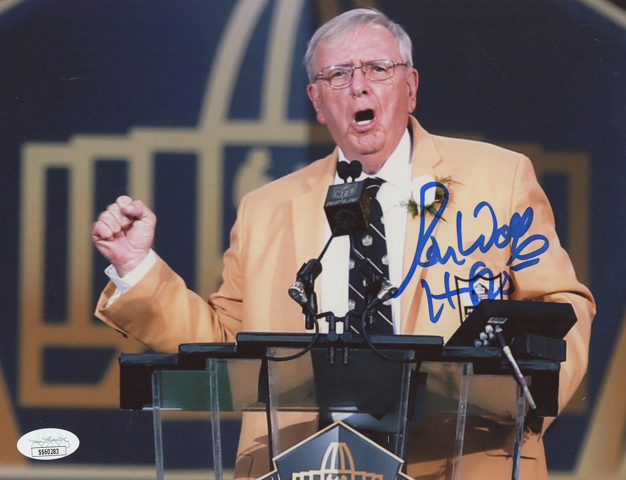 Ron Wolf Signed 8x10 Photo Inscribed "HF 15" (JSA) | Pristine Auction