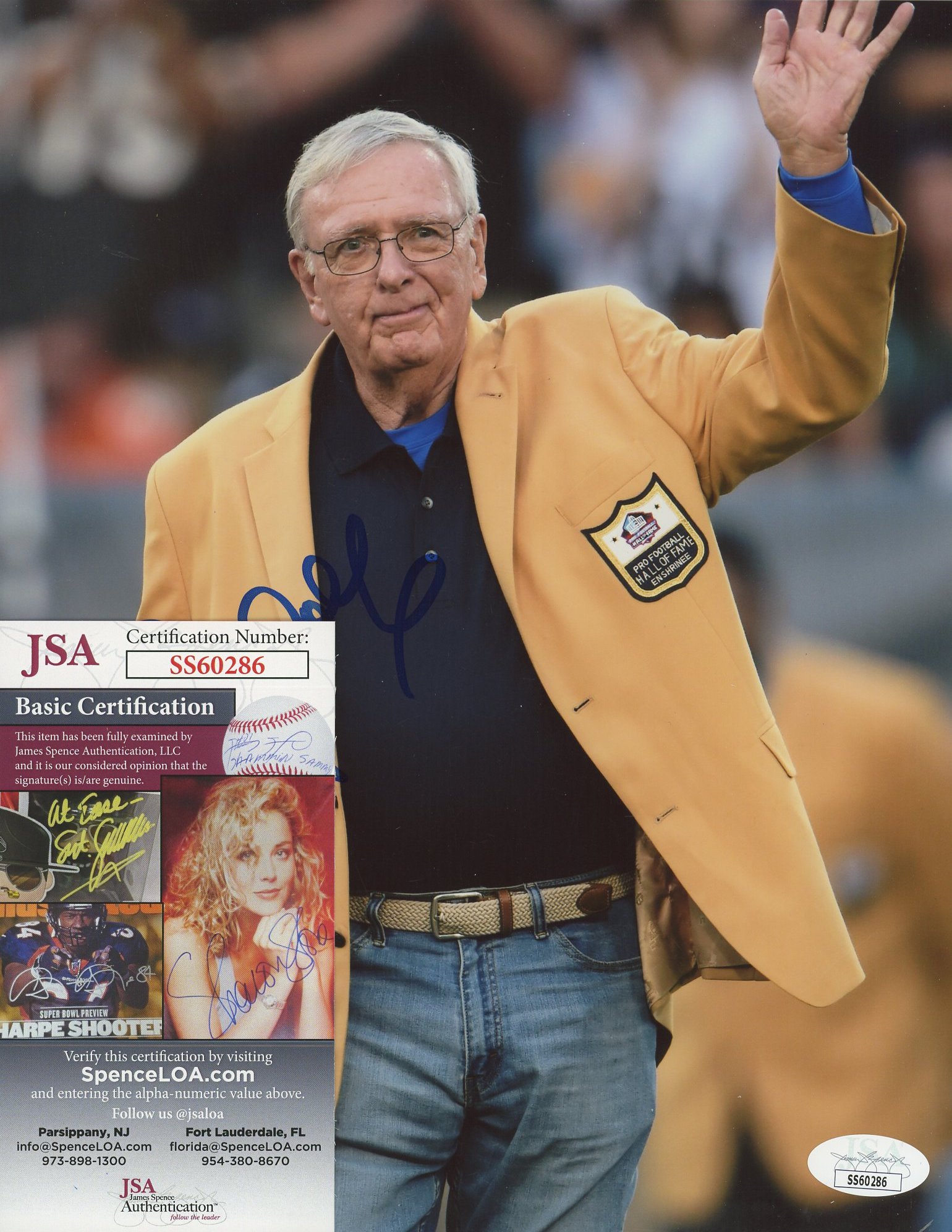 Ron Wolf Signed 8x10 Photo Inscribed "HF 15" (JSA) (See Description ...