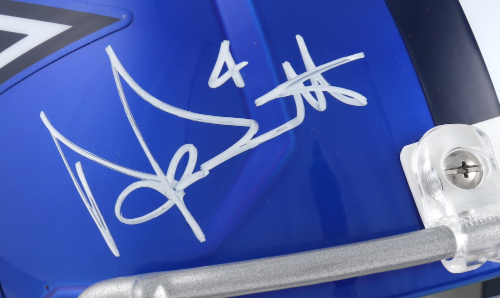 Dak Prescott Signed Cowboys Full-Size Flash Alternate Speed Helmet ...