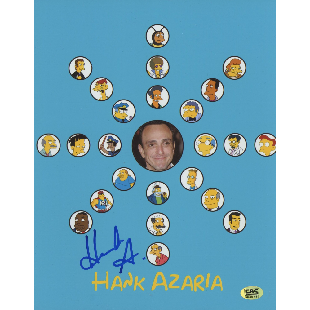 Hank Azaria Signed "The Simpsons" 8x10 Photo (CAS COA) | Pristine Auction