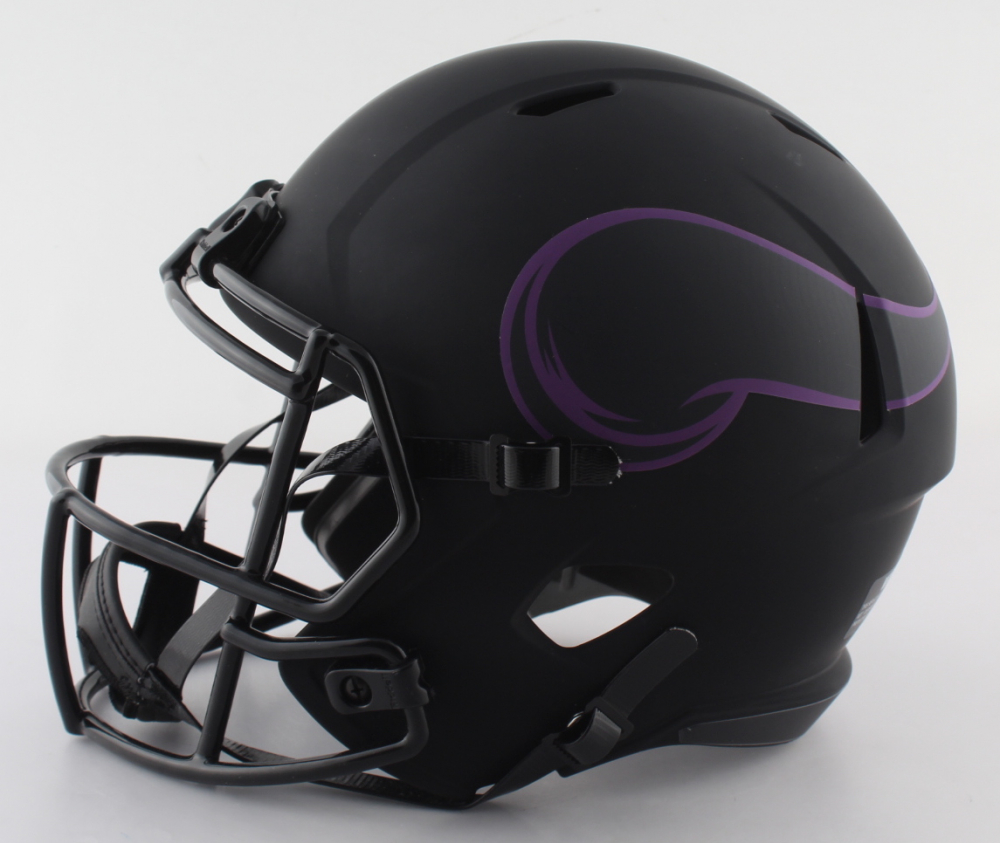 Dalvin Cook Signed Vikings Full-Size Eclipse Alternate Speed Helmet ...