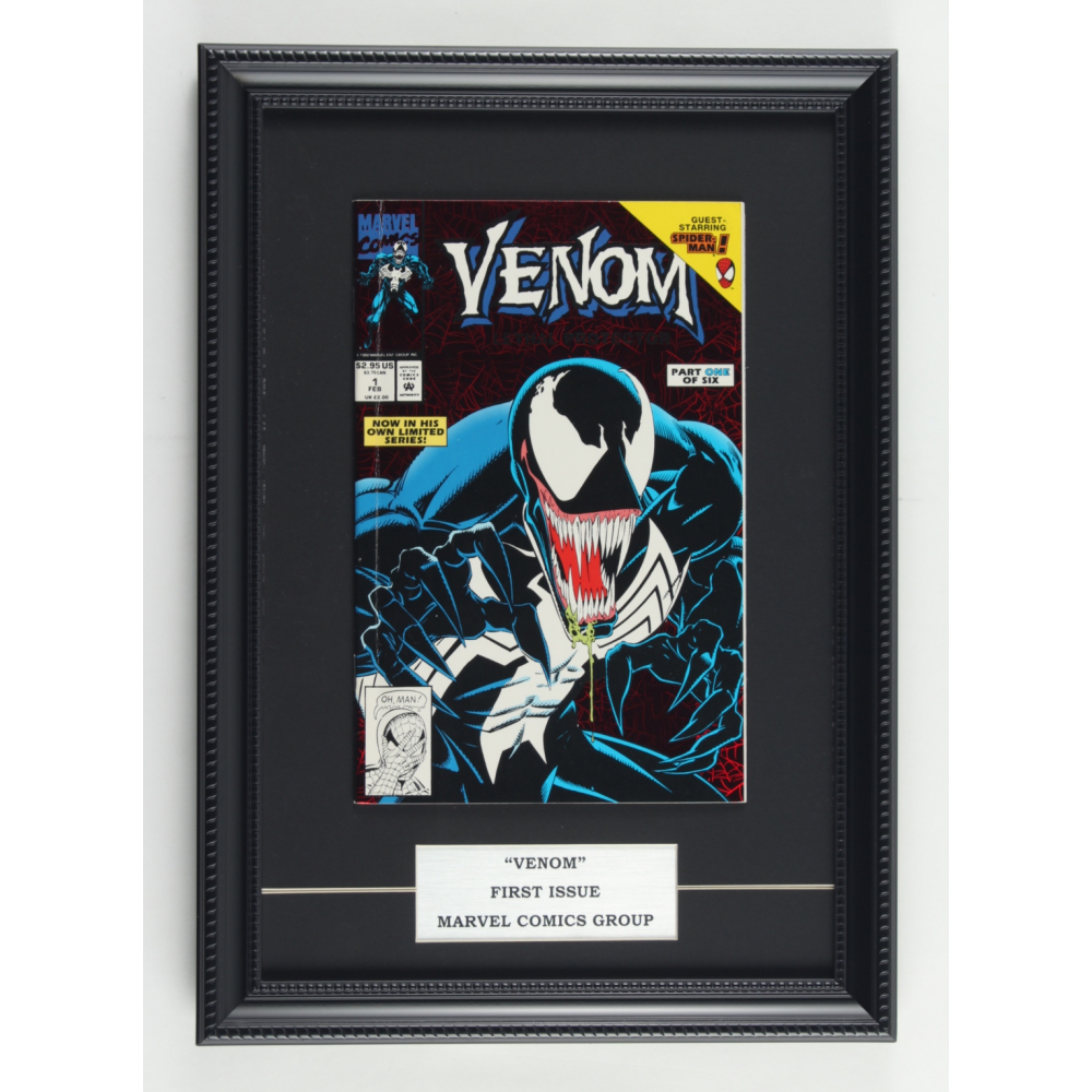 1992 "Venom" Issue #1 Marvel 12x16 Custom Framed First Issue Comic Book ...