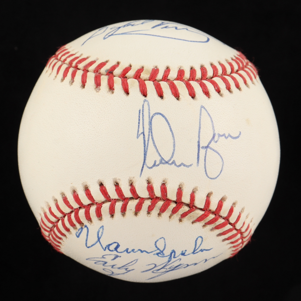 "300 Win Pitchers" OAL Baseball Multi-Signed by (8) with Nolan Ryan ...