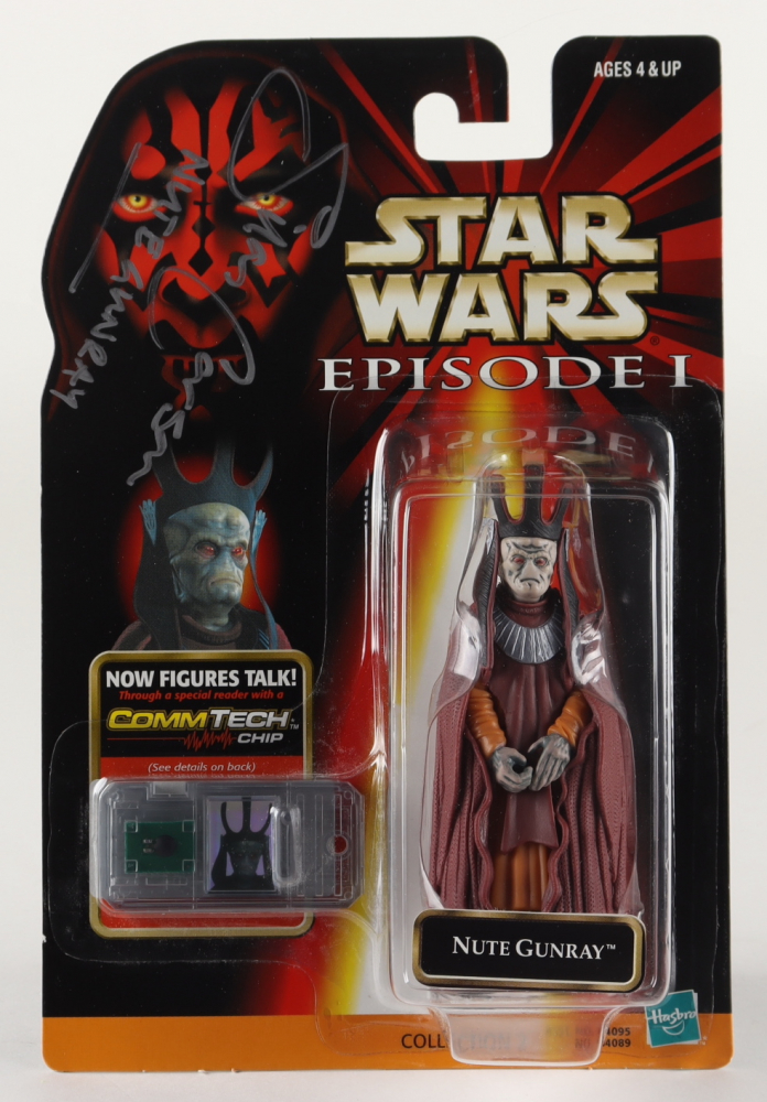 Silas Carson Signed "Star Wars Episode I" Nute Gunray Action Figure ...