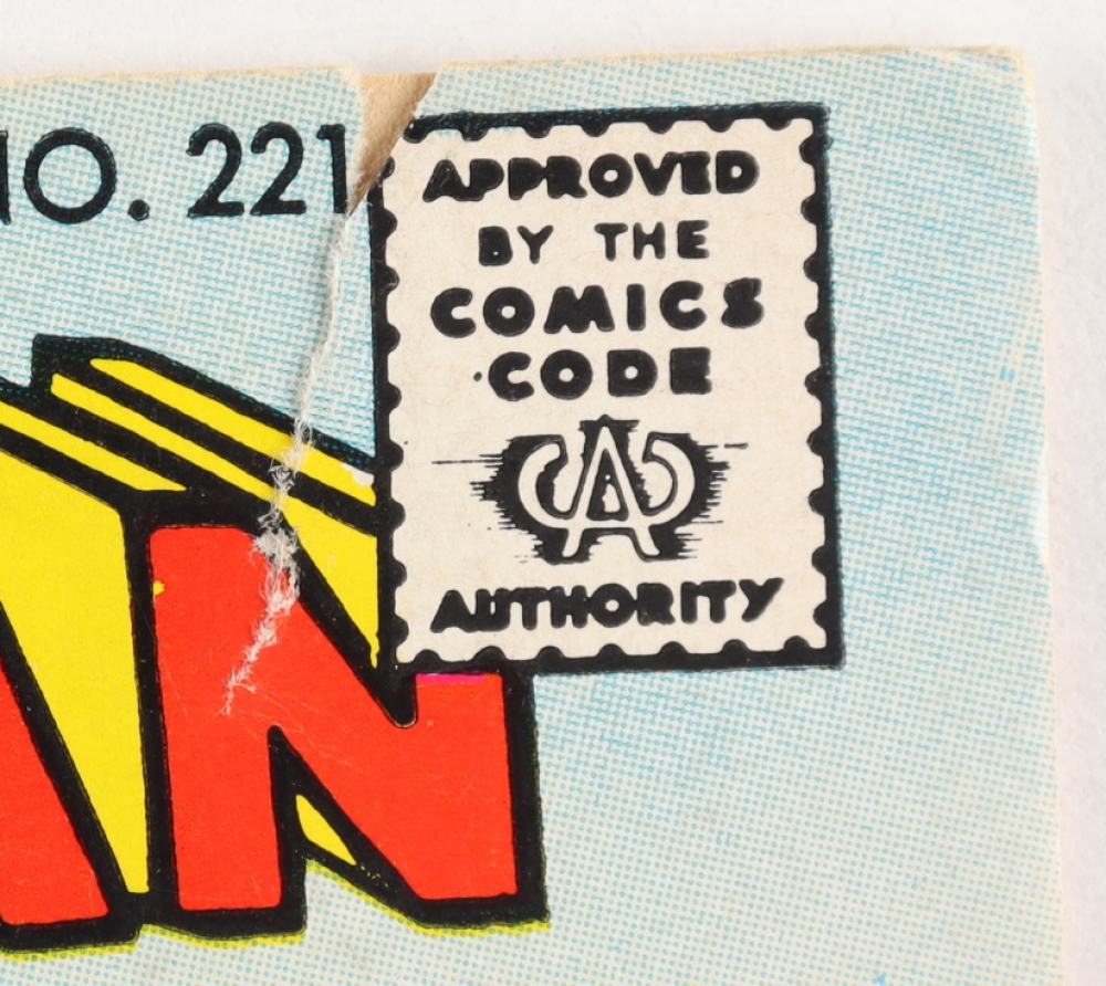 1969 "Superman" Issue #221 D.C. Comic Book | Pristine Auction