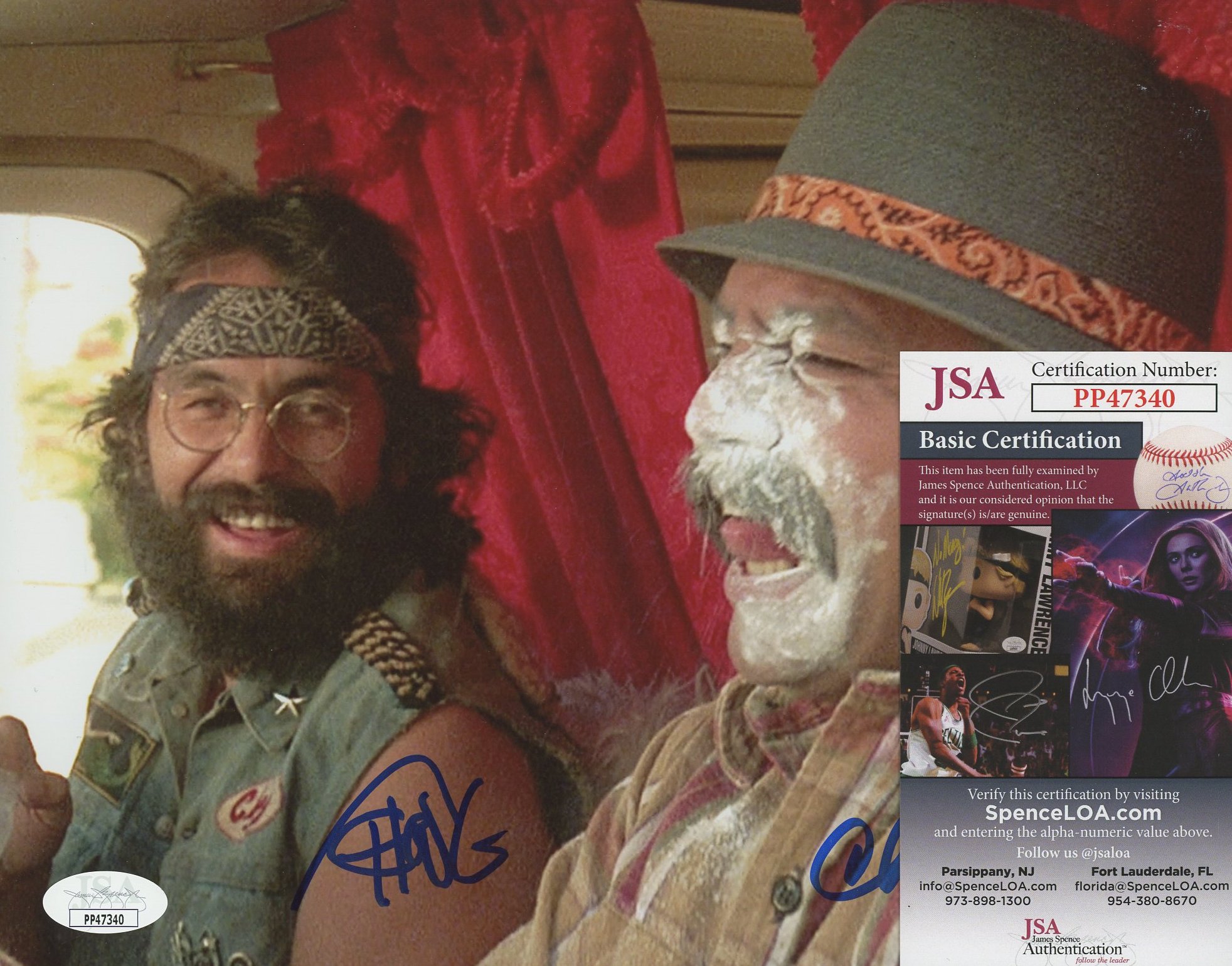 Cheech Marin & Tommy Chong Signed "Cheech and Chong's Next Movie" 8x10 ...