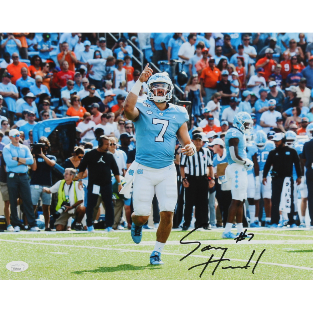 Sam Howell Signed North Carolina Tar Heels 11x14 Photo (JSA) | Pristine ...