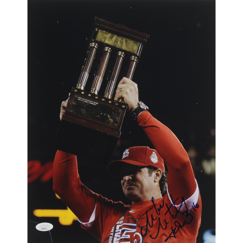 Mike Matheny Signed Cardinals 11x14 Photo (JSA COA) | Pristine Auction