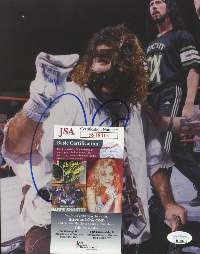 Mick Foley Signed WWE 8x10 Photo (JSA COA) | Pristine Auction