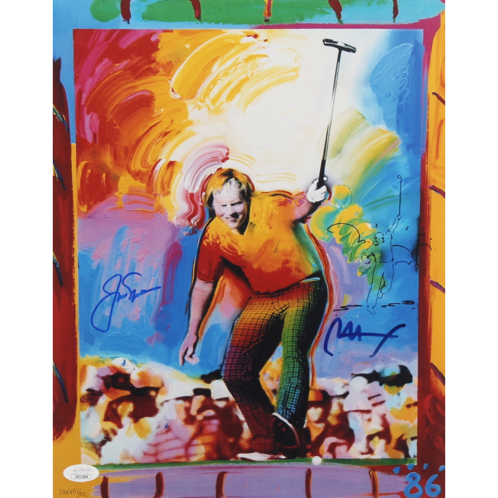 Jack Nicklaus & Peter Max Signed 11x14 Photo (JSA) | Pristine Auction