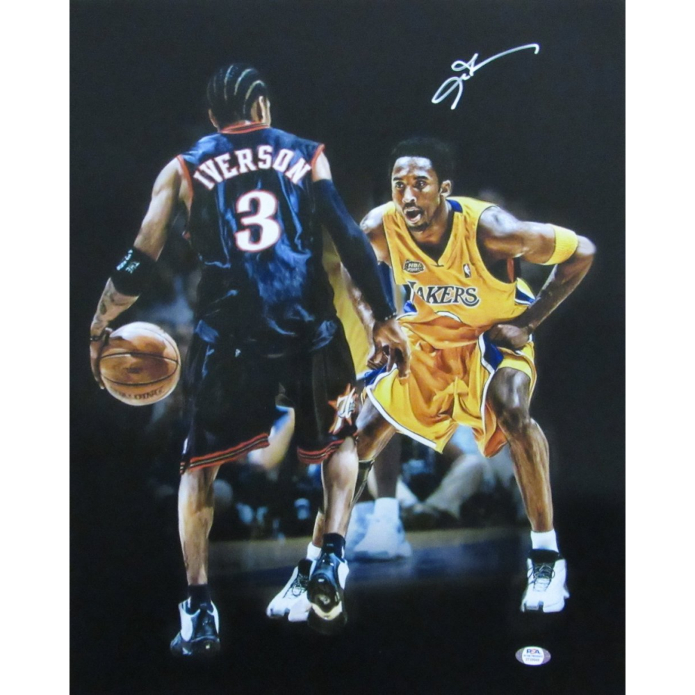 Allen Iverson Signed 76ers 16x20 Photo (PSA COA) | Pristine Auction