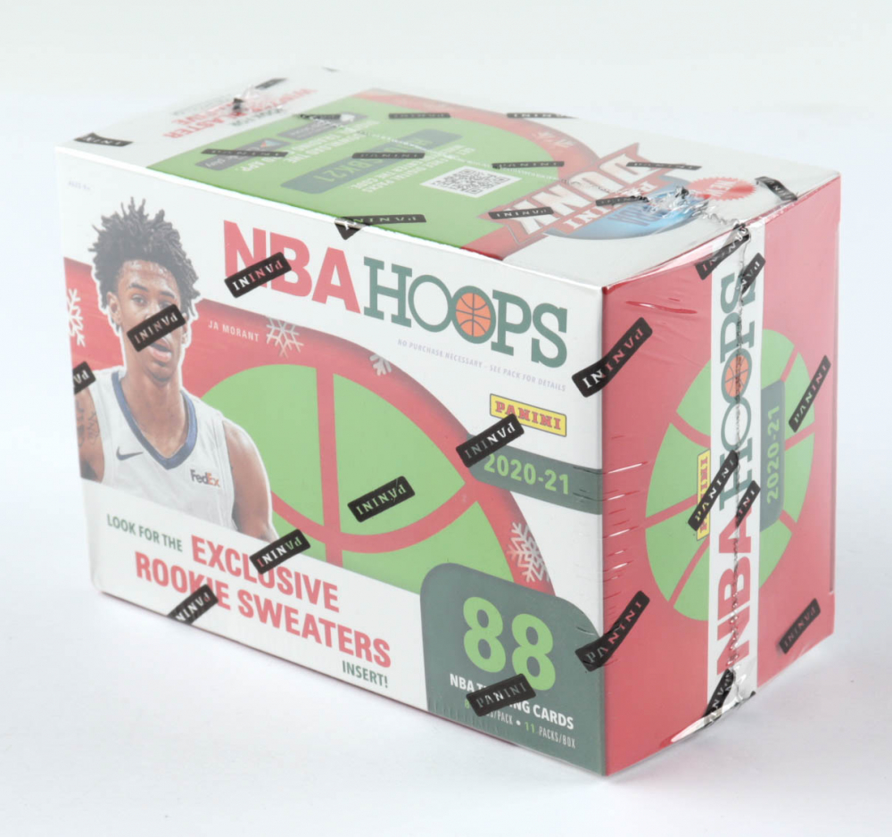 2020-21 Panini NBA Hoops Holiday Basketball Blaster Box with (11) Packs ...