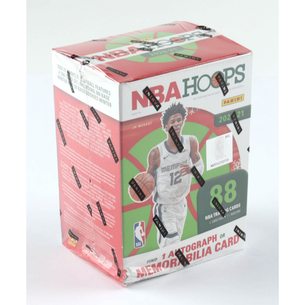 2020-21 Panini NBA Hoops Holiday Basketball Blaster Box with (11) Packs ...