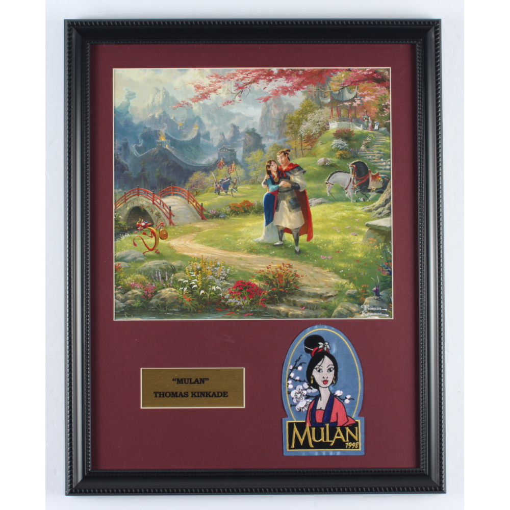 Thomas Kinkade Walt Disney's "Mulan" 16x20 Custom Framed Print Display ...