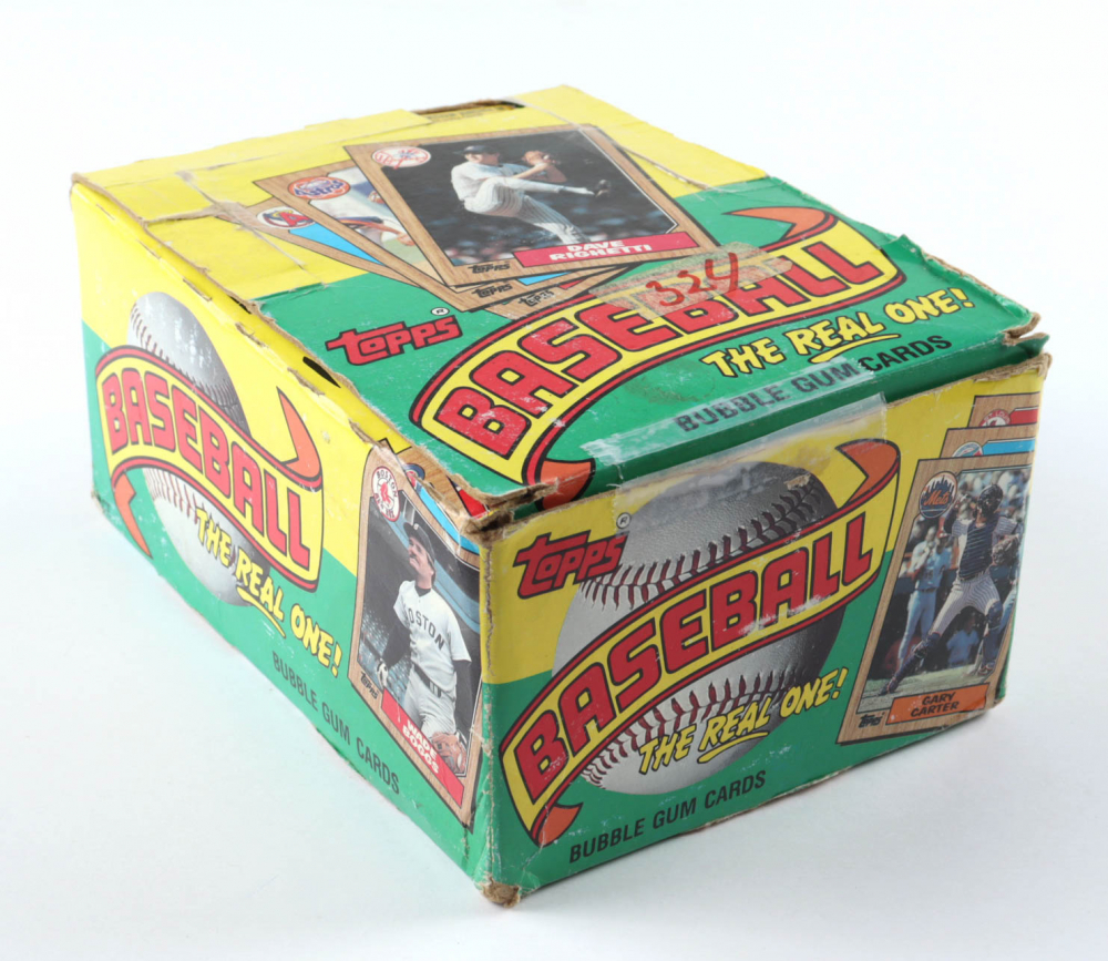 1987 Topps "The Real One" Bubble Gum Baseball Cards Box with (36) Packs ...