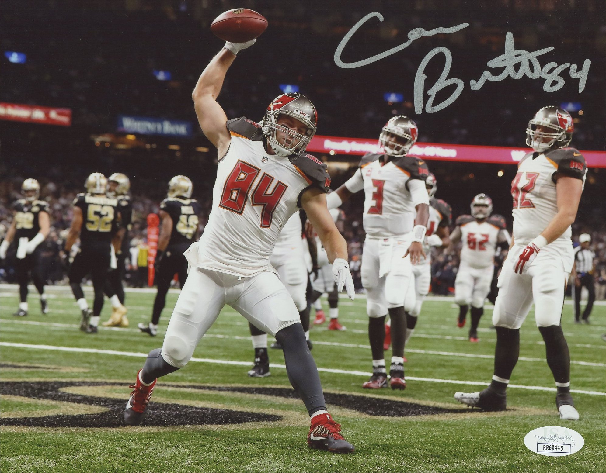 Cameron Brate Signed Buccaneers 8x10 Photo (JSA Hologram) | Pristine ...