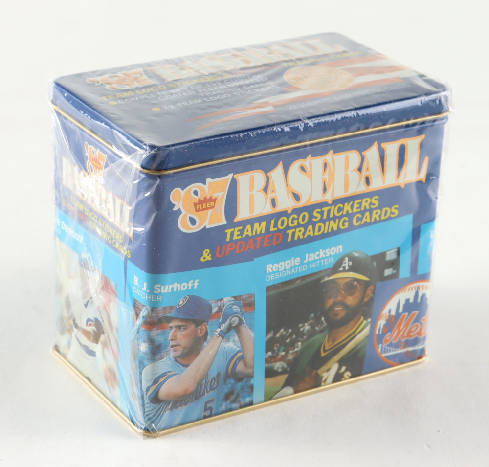 1987 Fleer Baseball Team Logo Stickers & (132) Updated Trading Cards ...