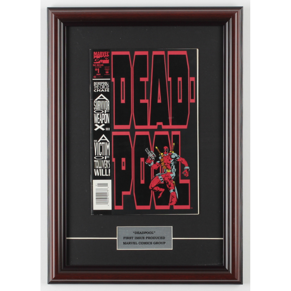 1993 "Deadpool" Issue #1 Marvel Comic Book 12x17 Custom Framed Display ...