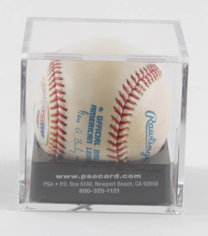 Travis Fryman Signed OAL Baseball with Display Case (PSA Hologram ...