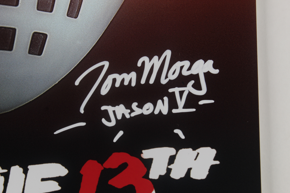 Tom Morga Signed "Friday The 13th Part V: A New Beginning" 11x14 Photo ...