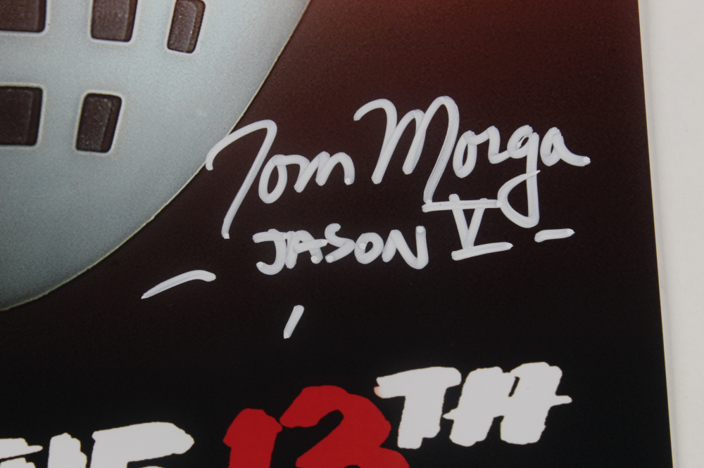 Tom Morga Signed "Friday The 13th Part V: A New Beginning" 11x14 Photo ...