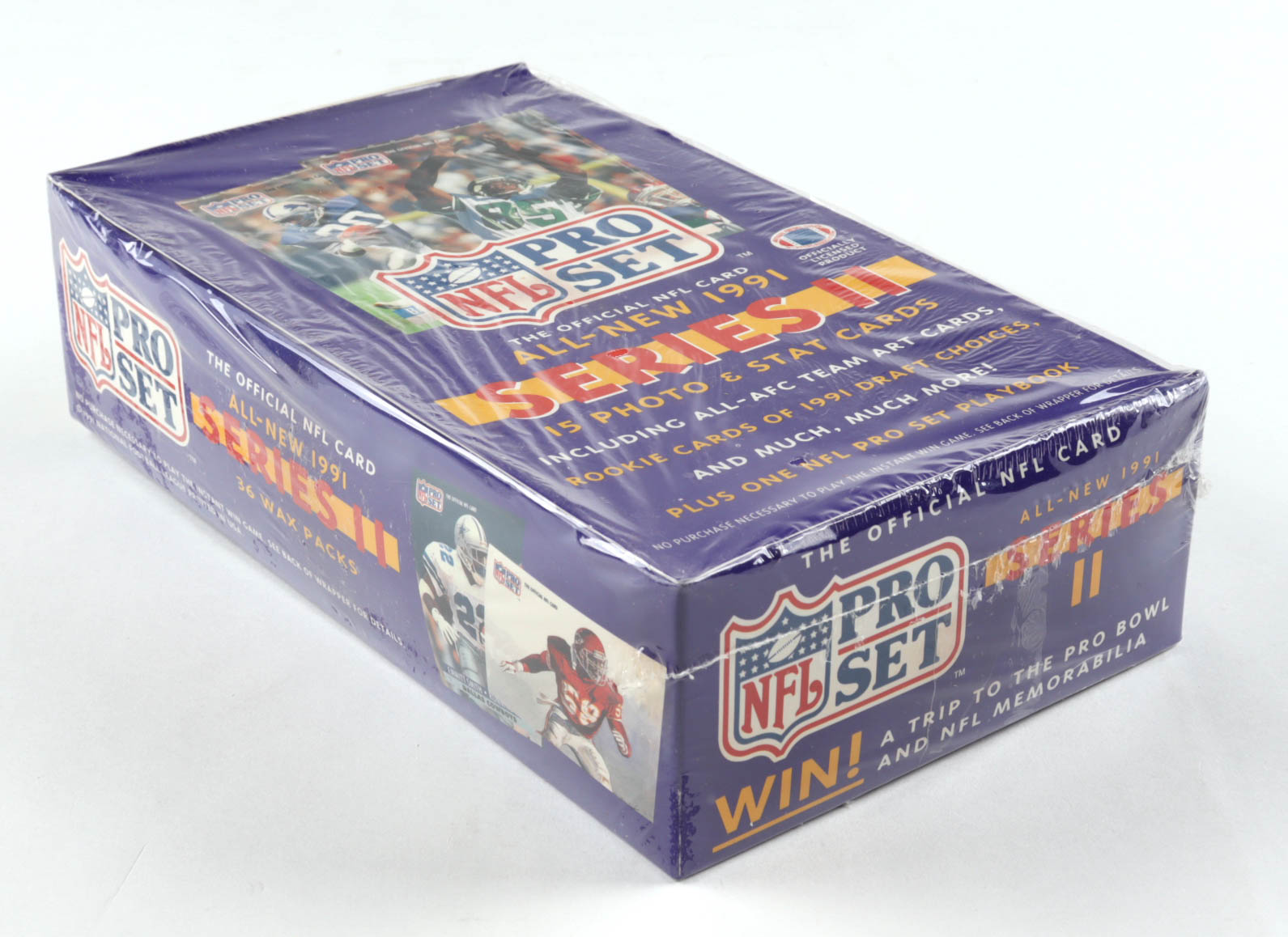1991 Pro Set Series 2 Football Wax Box with (36) Packs | Pristine Auction