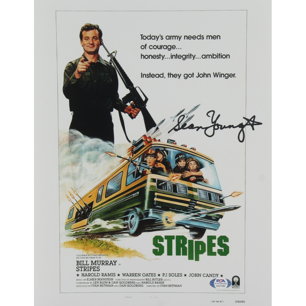 Sean Young Signed "Stripes" 11x14 Photo (PSA) | Pristine Auction