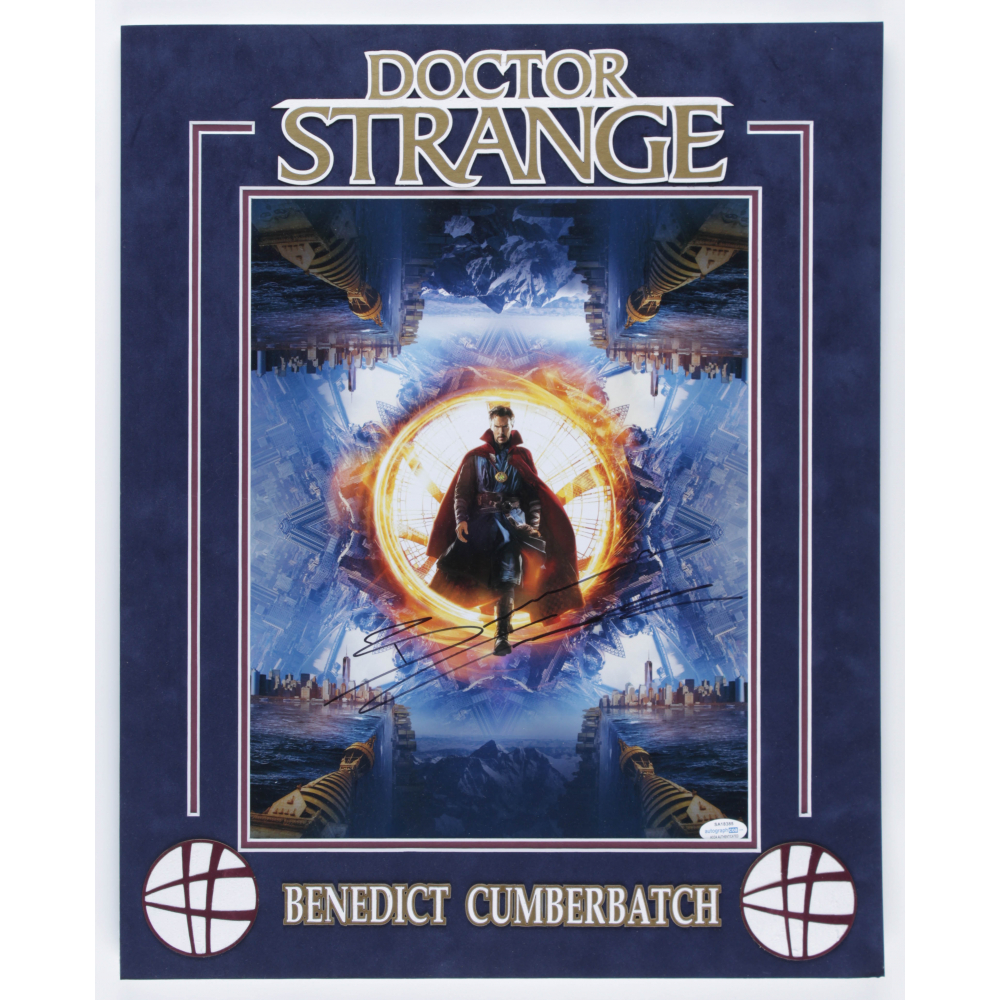 Benedict Cumberbatch Signed "Doctor Strange" 16x20 Custom Matted Photo ...