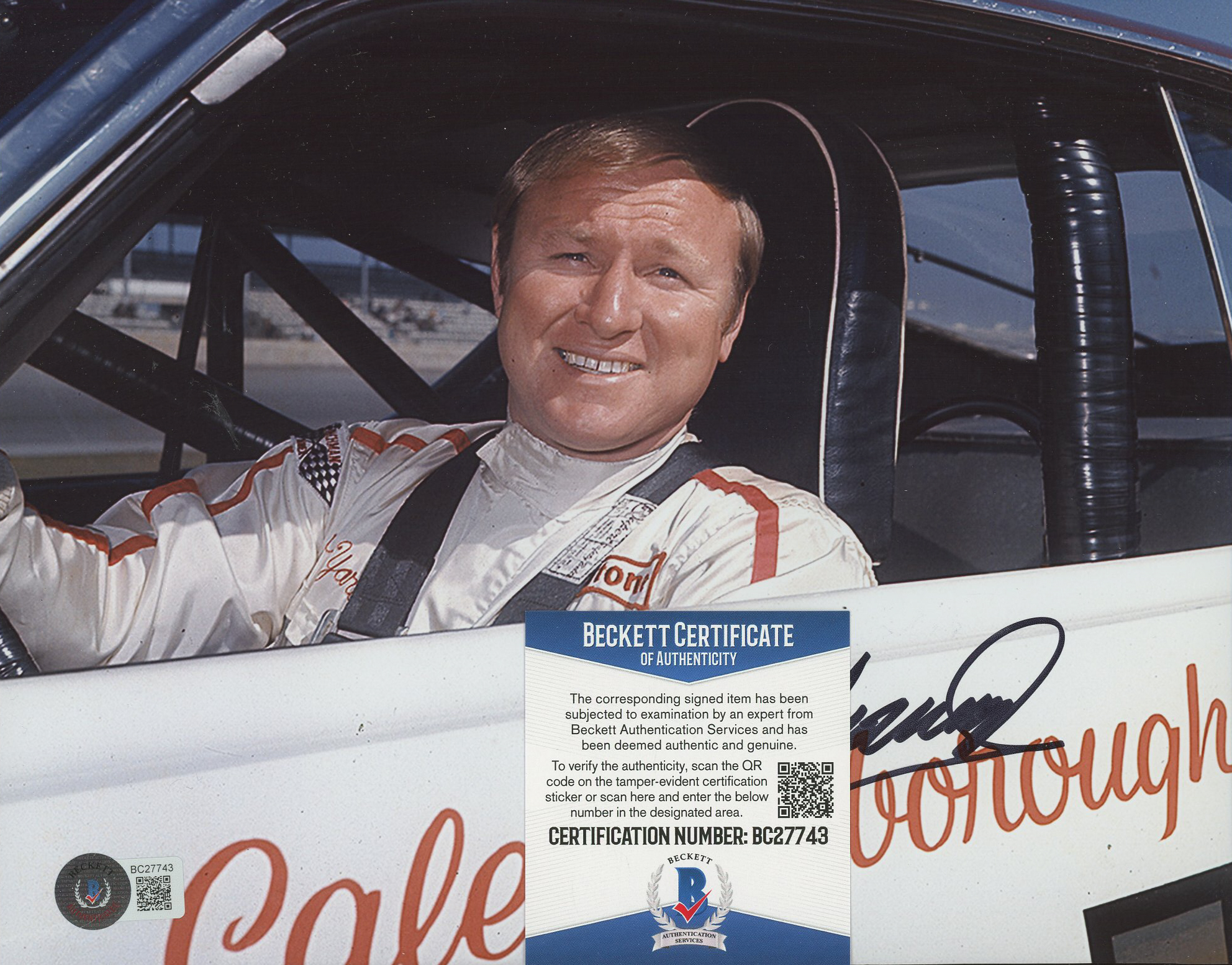 Cale Yarborough Signed NASCAR 8x10 Photo (Beckett COA) | Pristine Auction