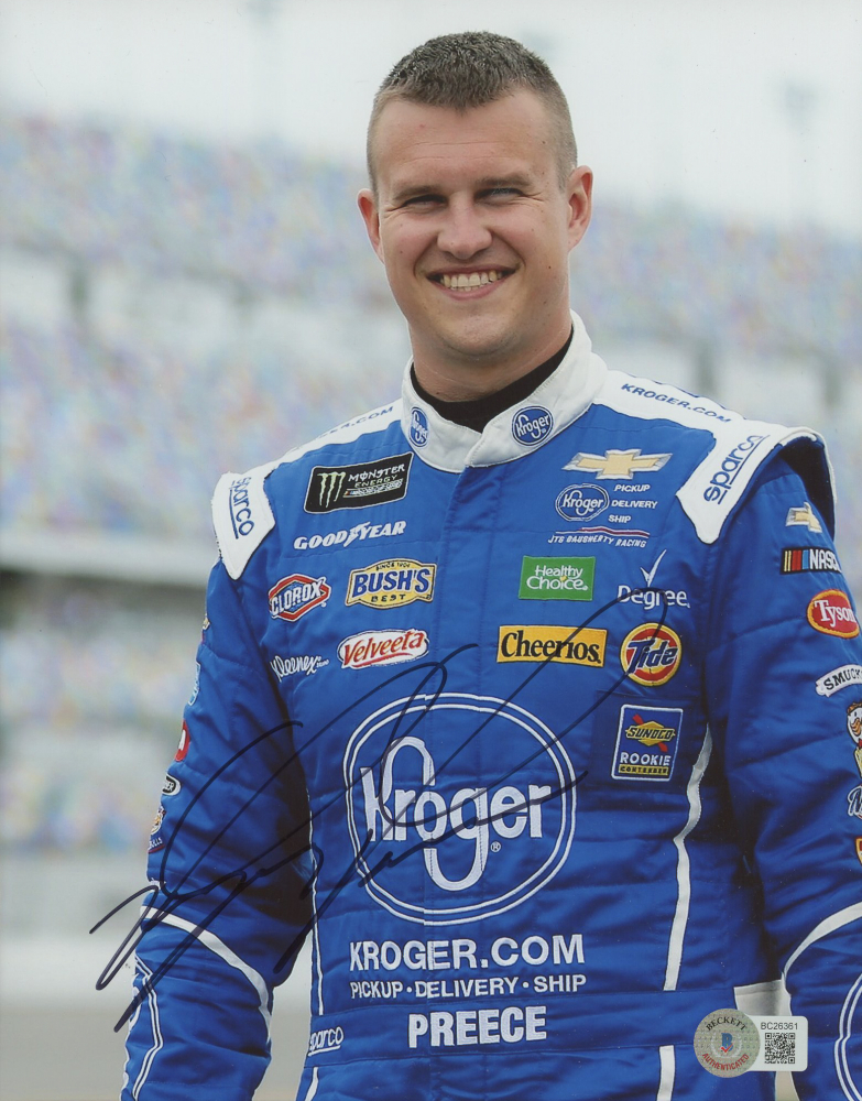 Ryan Preece Signed NASCAR 8x10 Photo (Beckett) | Pristine Auction