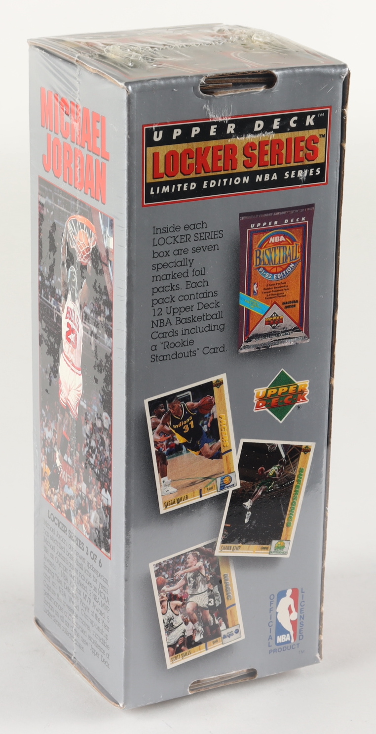 1991 Upper Deck NBA Michael Jordan Locker Series 3 Box with (7) Packs ...