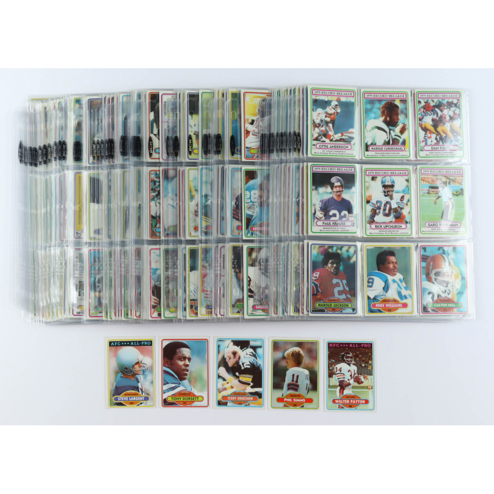 1980 Topps Football Complete Set of (528) Cards with #450 Steve Largent ...