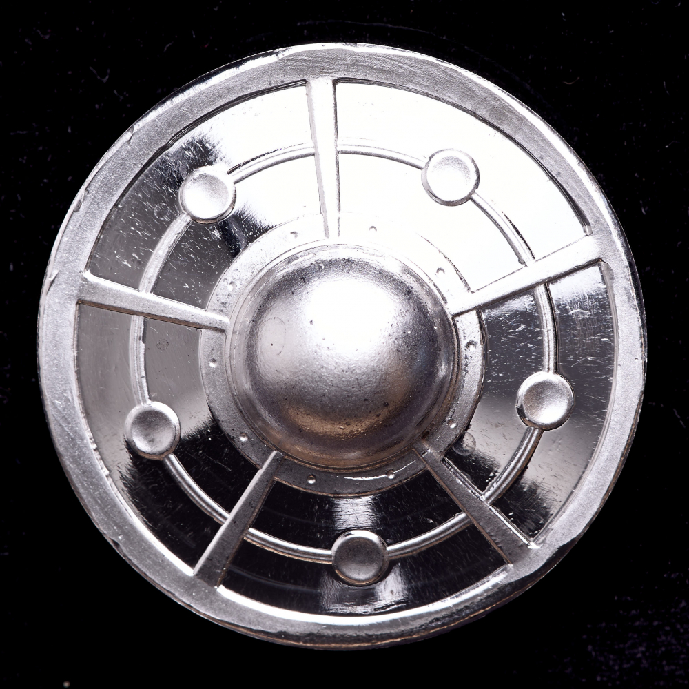 Alien UFO 2 oz .999 Fine Silver 3D Bullion Round | Pristine Auction