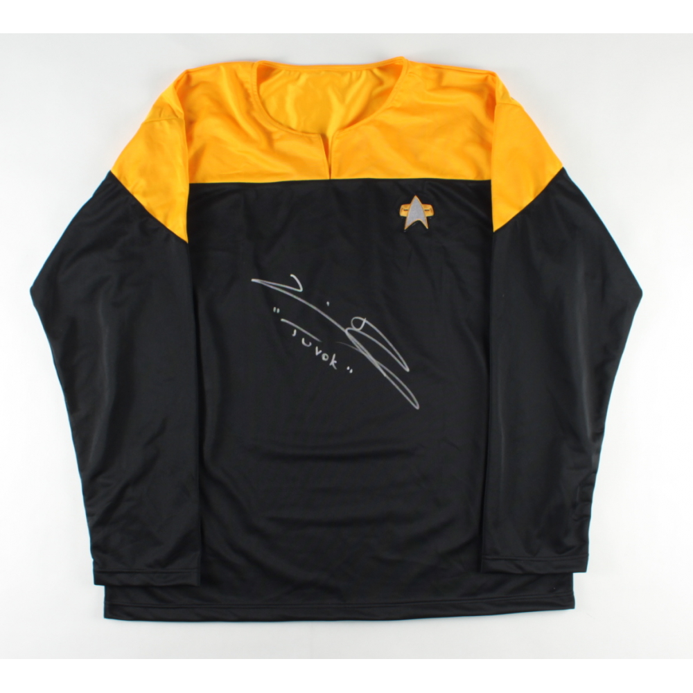 Tim Russ Signed "Star Trek" Prop Uniform Shirt Inscribed "Tuvok" (JSA ...