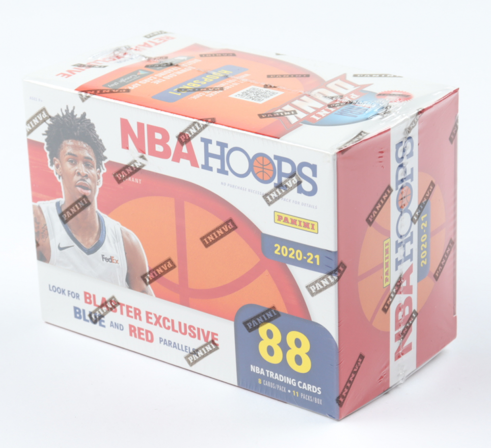 2020-21 Panini NBA Hoops Basketball Blaster Box with (11) Packs ...
