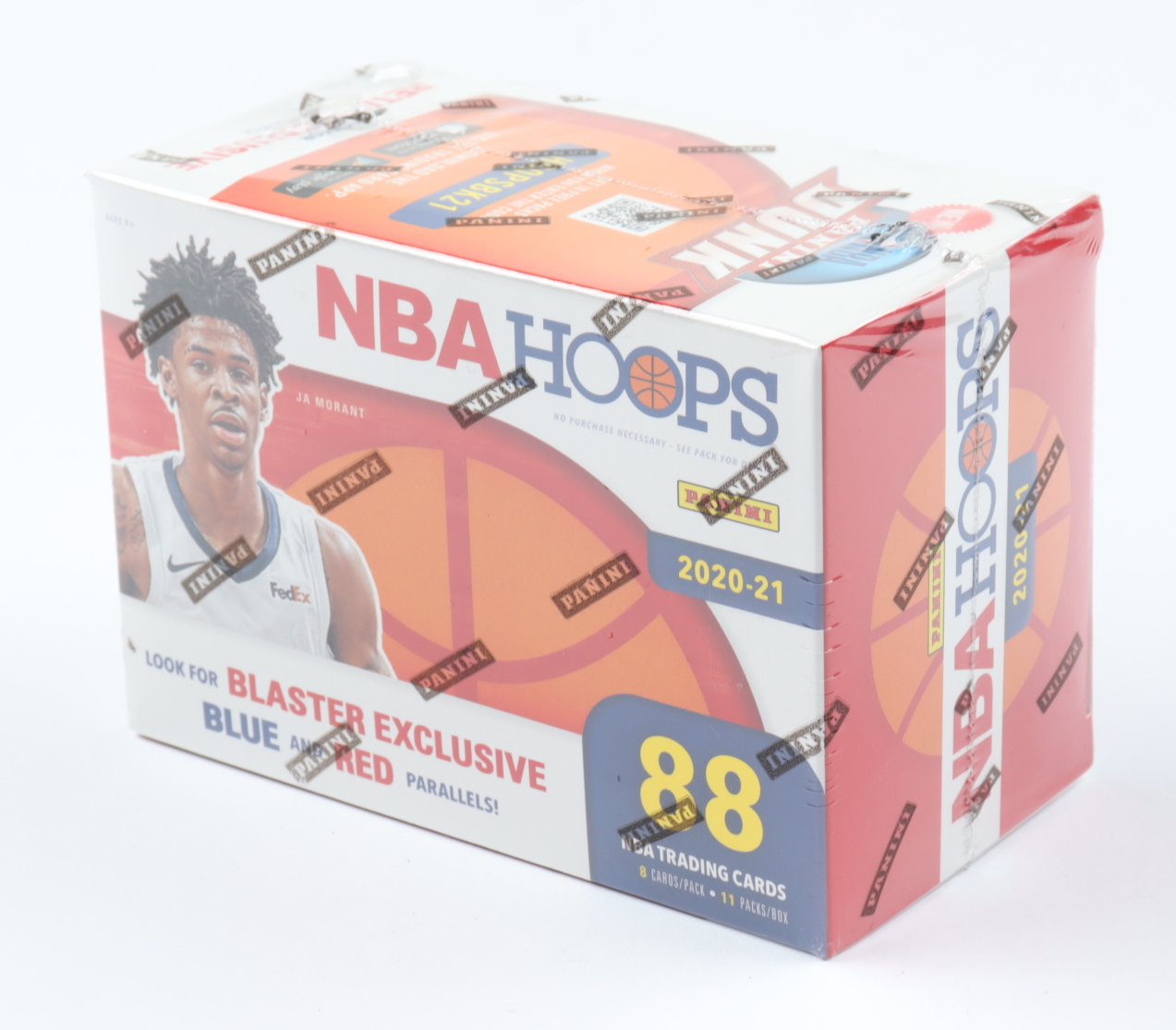 2020-21 Panini NBA Hoops Basketball Blaster Box with (11) Packs ...
