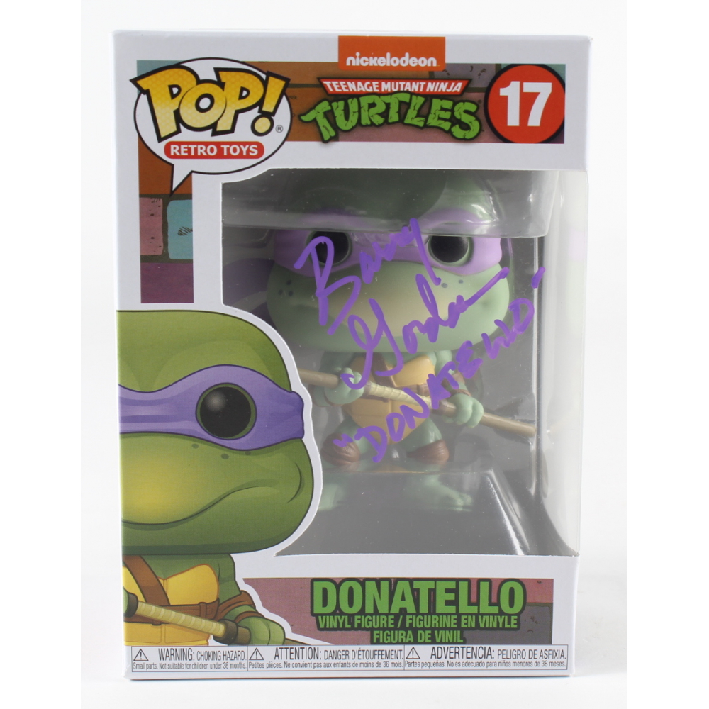 Barry Gordon Signed "Teenage Mutant Ninja Turtles" #17 Donatello Funko ...