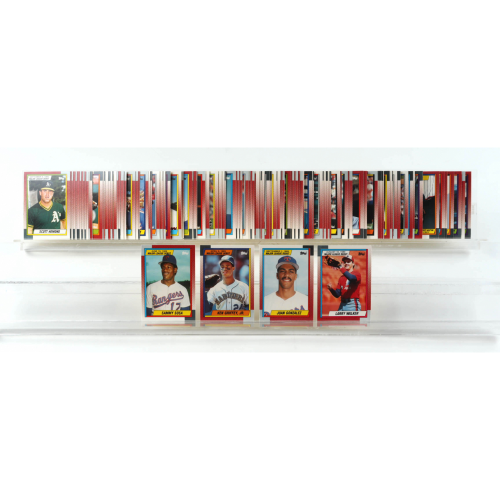 1990 Topps Baseball Debut '89 Complete Set of (150) Cards with Ken ...